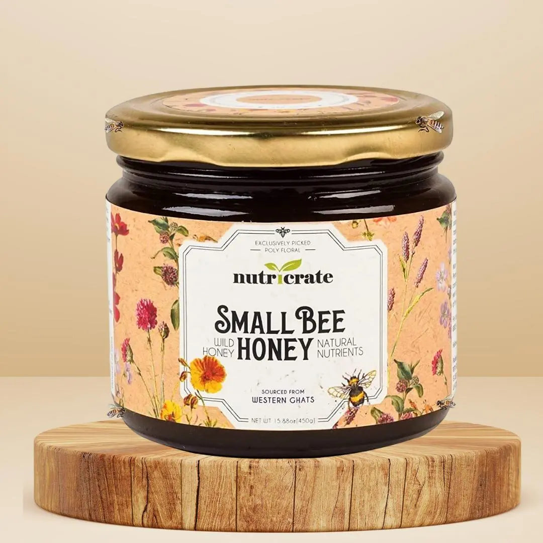 Nutri Crate Small Bee Honey- Pure Organic Raw Honey - Nutricratestore F ...